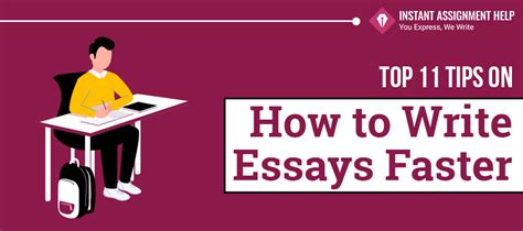 How To Write An Essay Faster 11 Best Tips To Remember