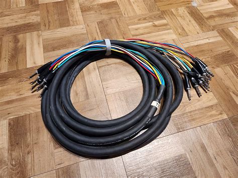 Monoprice TRS To TRS Balanced Audio Snake 20 Ft TI916 Reverb