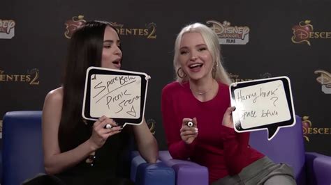 Best Friend Challenge Ft Dove Cameron And Sofia Carson Youtube