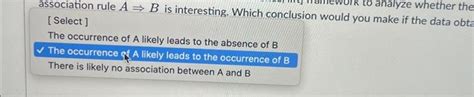 Solved Suppose That You Are Using A [support Confidence
