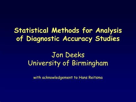 Ppt Measures Of Diagnostic Accuracy Powerpoint Presentation Free