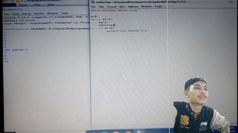 while loop dalam python pemprograman komputer youtube