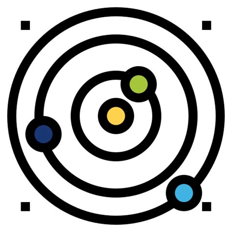 Orbit Flatart Icons Lineal Color Icon