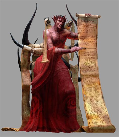 Pathfinder Contract Devil By Lindseywart On Deviantart