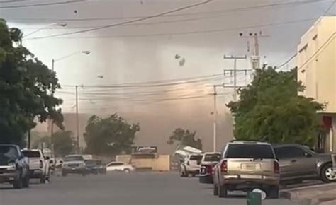 Así se vivió el impactante momento en el que un tornado azotó a Guamúchil Sinaloa Infobae