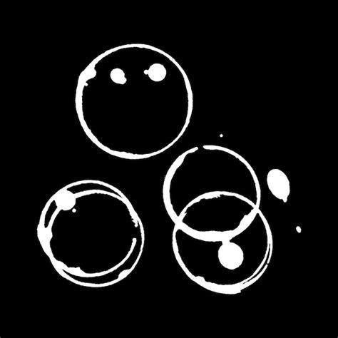 Premium Vector Round Shape Ink Splashes