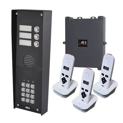 AES 703 IBK3 Wireless Multi Button Intercom Electric Gate Motors