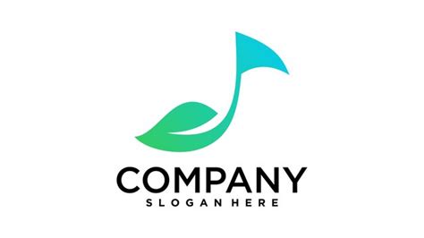 Premium Vector Leaf Logo With Flag Symbol