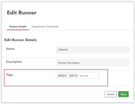 Managing Runners