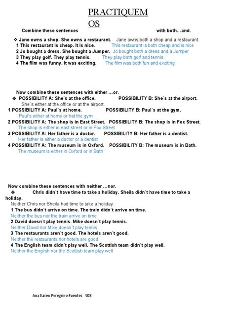 Here Are The Answers To The Coordinating Conjunction Exercise 1 And 2 Nor3 So4 Yet5 Nor 6