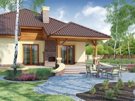 Projekat Moderne Prizemne Kuće S Garažom Ramzes