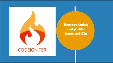 How To Remove Index And Public From Url In Codeigniter 4 Ci4