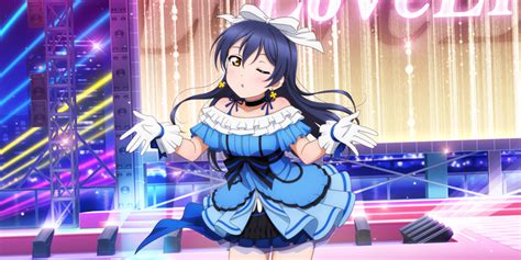 One Eye Closed Gloves Dress Sonoda Umi Anime Love Live Series
