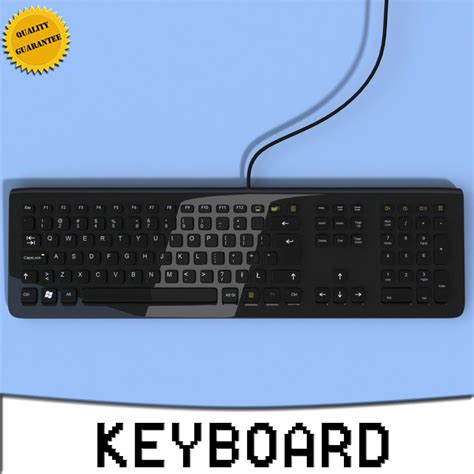 Keyboard 3d Model 19 Max 3ds Fbx Obj Free3d
