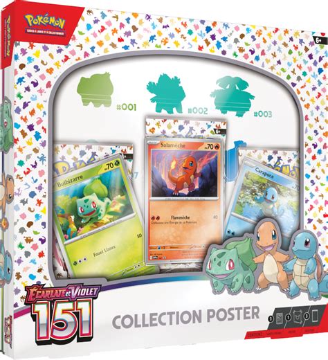 Collection Poster Tripack Starter Ev35 Écarlate Et Violet 151 🇫🇷