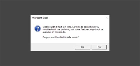 Excel Word Or PowerPoint Couldn T Start Last Time