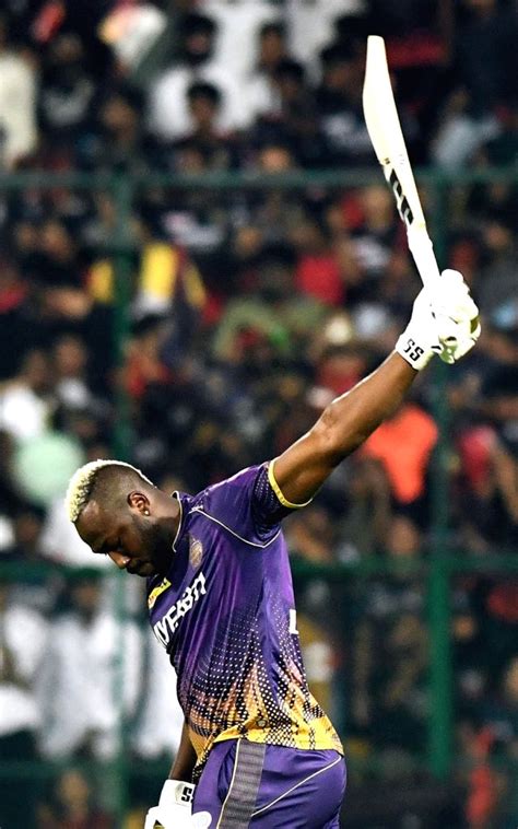 Bengaluru Kkrs Andre Russell In Action During The Ipl 2023 Match