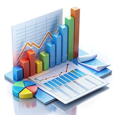 Business Growth Concept Visualizing Financial Reports For Effective