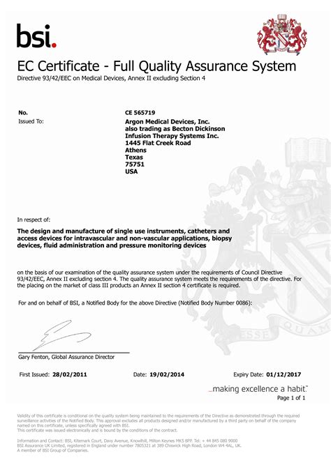 Quality Assurance Management Certificate How To Create A Quality