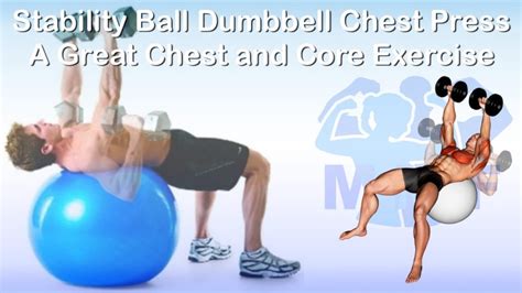 Stability Ball Dumbbell Chest Press A Great Chest And Core Exercise