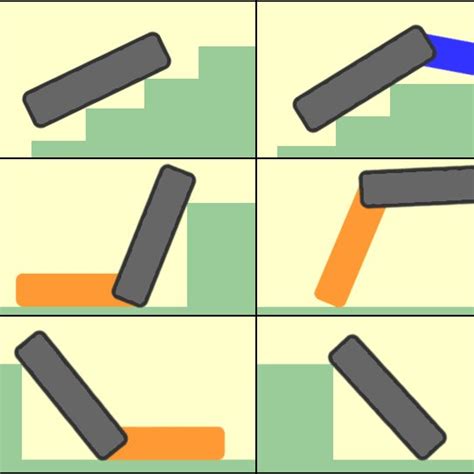 The Track Robot With Manipulative Arms In Four Different Situations