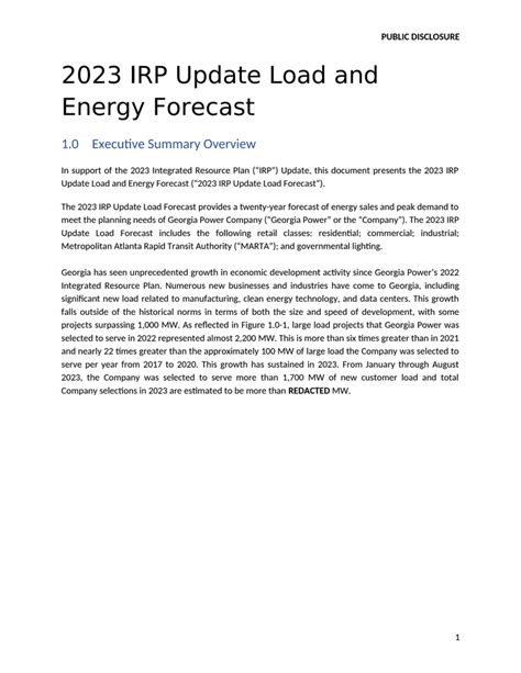 pd load and energy forecast documentcloud