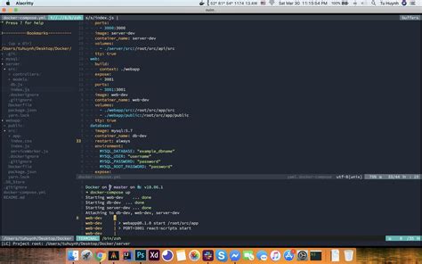 dockerize development với javascript mern stack tú notes