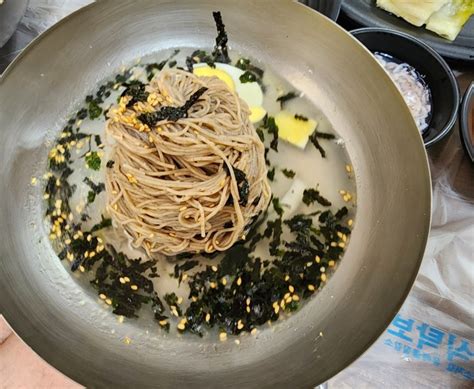 고성 찐 맛집인생 막국수 맛집 너무 맛있는 백촌막국수 웨이팅 꿀팁 네이버 블로그