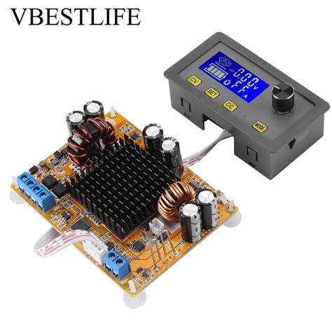 DC DC Adjustable Step Up Boost Module A LCD Digital Automatic Step Up Step Down Voltage Power