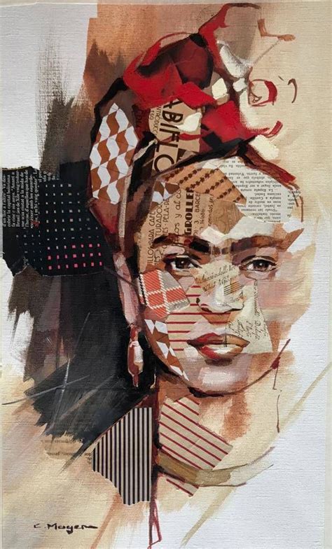Mixed Media Collage Portraits