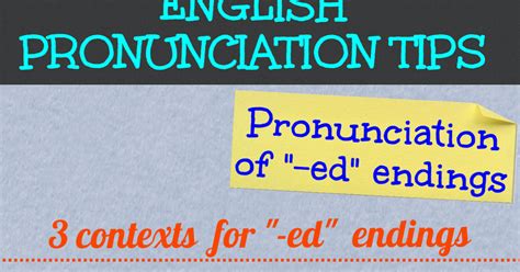 My English Blackboard English Pronunciation Tips Pronunciation Of