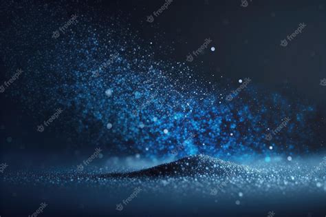 Premium Photo | Splashing dusky of bokeh abstract background full frame creativity with blue and ...