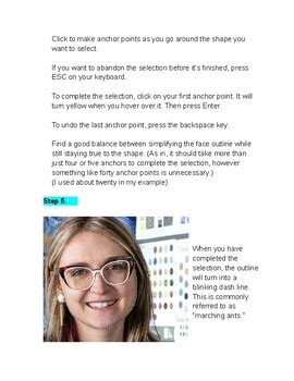 Introduction To Selection GIMP Tutorial Color Block Portrait