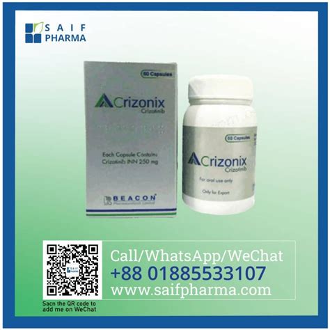 Crizonix 250 Mg Crizotinib Worldwide Delivery