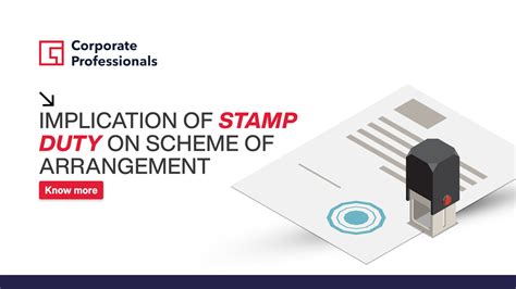 Implication Of Stamp Duty On Scheme Of Arrangement Corporate