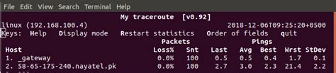 How To Use The Linux Mtr My Traceroute Command Vitux