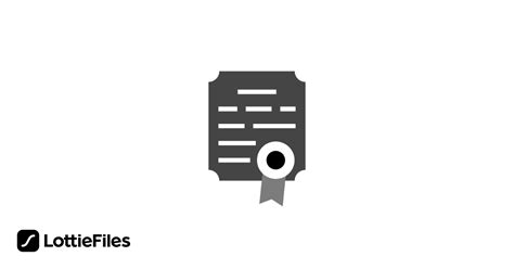 Free Certificate Animation By Marek Loos Lottiefiles
