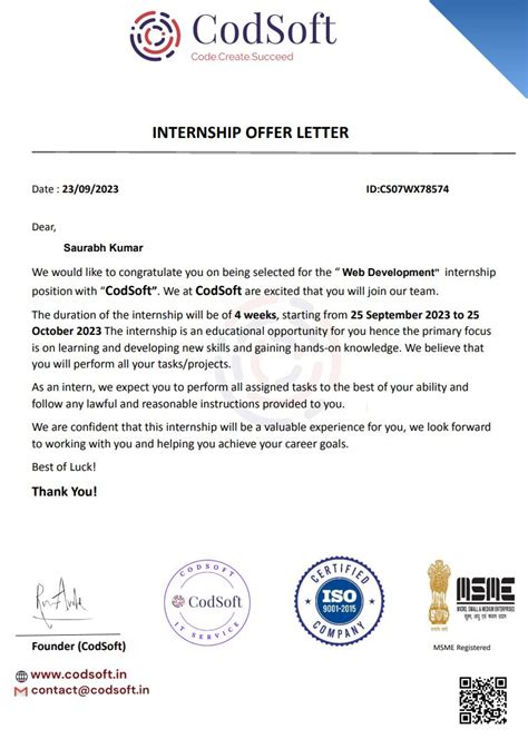 Saurabh Kumar On Linkedin Axiscolleges Codesoft Internship
