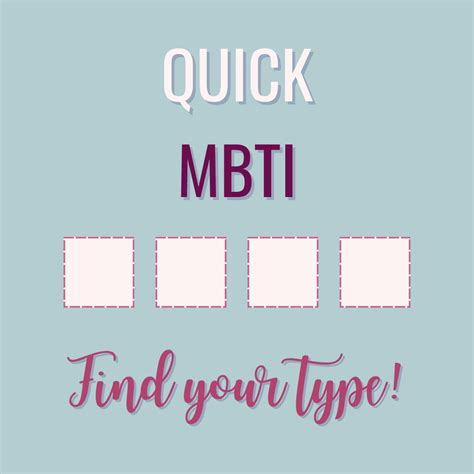 Quick Mbti Quiz Coming Soon Quest In