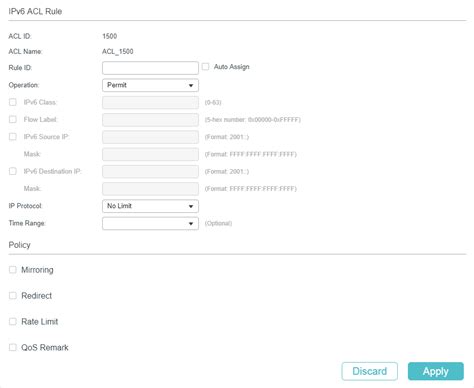 Configuring Acl