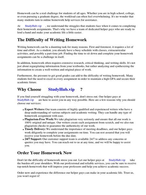 Homework Helper Guys Pdf Homework Teachers