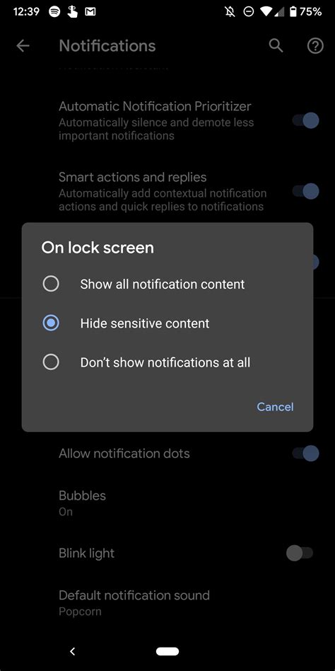 Android Q Can Reveal Your Sensitive Notifications On The Lock Screen When Your Phone Is Unlocked