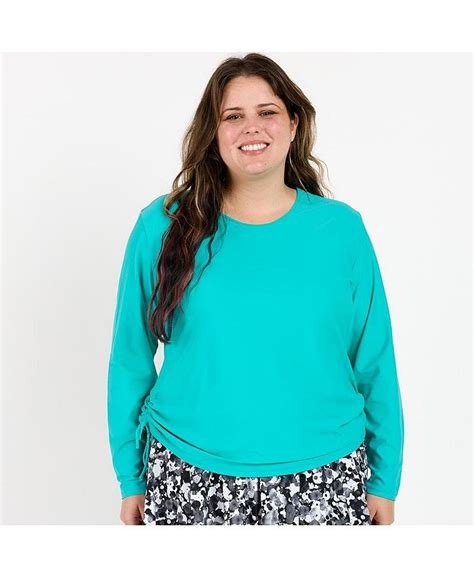 Calypsa Plus Size Nora Swim Top Macys