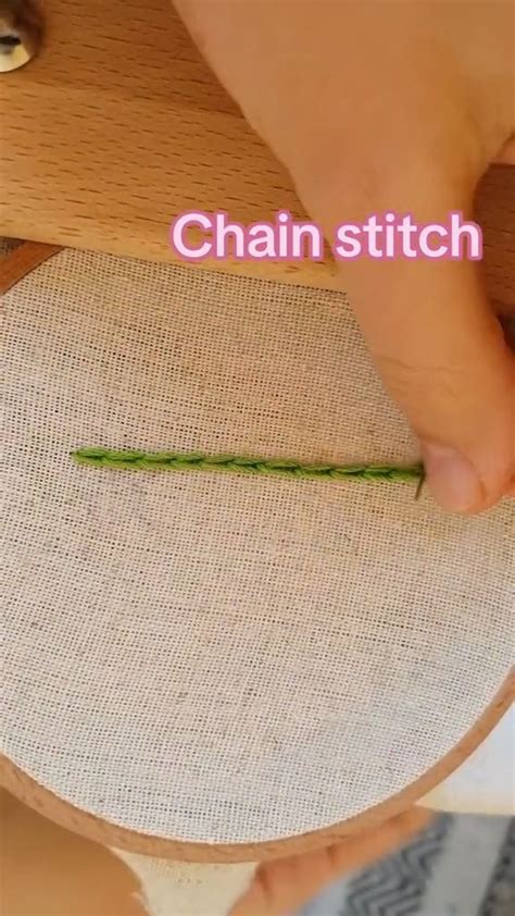 Learn The Art Of Chain Stitch In Hand Embroidery A Beginners Tutorial 🧵 Diy Embroid