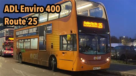 RARE KICKDOWN First Essex BN ADL Enviro 400 WA56 FTN 33415