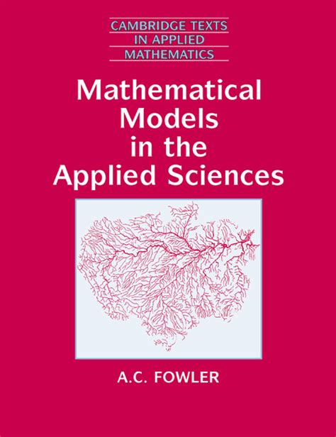 Mathematical Models In The Applied Sciences Cambridge University