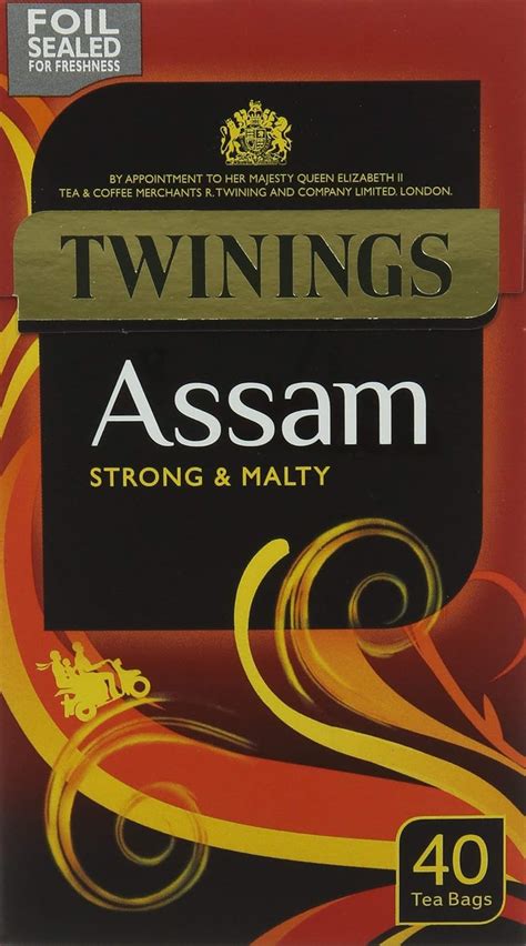 Twinings Assam Tea Bags 100g Pack Of 40 Amazon Co Uk Grocery