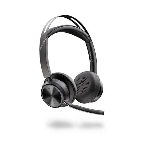 Poly Voyager Focus 2 UC M Microsoft Teams Headset Handset Solutions