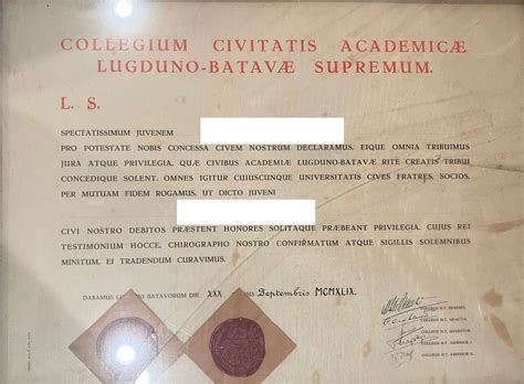 Diploma Question Rleiden