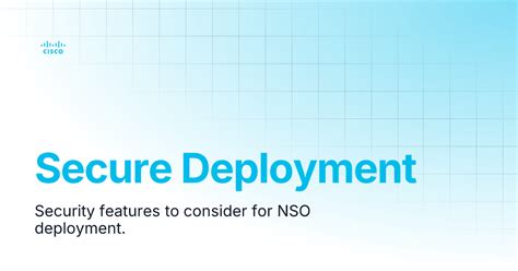 Secure Deployment Guides And References Cisco Crosswork Nso Documentation